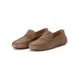 Tod's Tod's Low-Top Sneaker - Mokassins aus Veloursleder - Gr. 40_5_41 - in Gr&uuml;n - f&uuml;r Damen