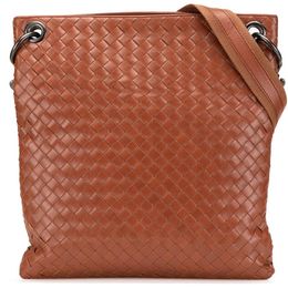 Bottega Veneta Hobo Bags - Leather Intrecciato Crossbody - Gr. unisize - in Braun - f&uuml;r Damen
