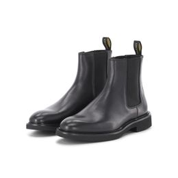 Doucals Doucal's Low-Top Sneaker - Boots aus Glattleder - Gr. 42,5 (EU) - in Schwarz - f&uuml;r Damen