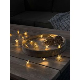 Konstsmide LED-Dekolichterkette ''Sterne'' in Gold/ Warmweiß - 37% | Lichterketten-dekobeleuchtung