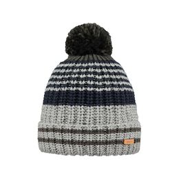 Barts M&uuml;tze "Edin" in Schwarz/ Grau - 74% | Gr&ouml;&szlig;e 53 cm | Kindermuetzen