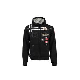 Geographical Norway Sweatjacke "Garadock" in Schwarz - 73% | Größe 176 | Kinder-sweatshirts-jacken