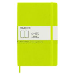 Moleskine Blanko Notizbuch in Limette - (B)13 x (H)21 cm - 38% | Buero-schulbedarf