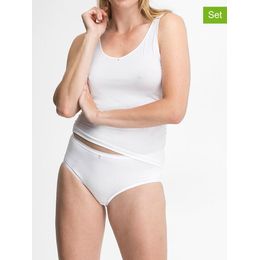 Speidel 2er-Set: Hemdchen in Wei&szlig; - 44% | Gr&ouml;&szlig;e 40 | Damen-loungewear