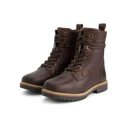 TRAVELIN' Leder-Boots in Braun - 57% | Größe 43 | Damen-stiefel