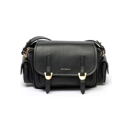Coccinelle Leder-Umh&auml;ngetasche in Schwarz - (B)15 x (H)21 x (T)9 cm - 24% | Damen-taschen