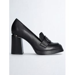 Liu Jo Leder-Pumps in Schwarz - 58% | Größe 39 | Pumps