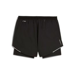 Puma 2in1-Trainingsshorts "Ultraweave" in Schwarz - 48% | Gr&ouml;&szlig;e L | Damen-sporthosen