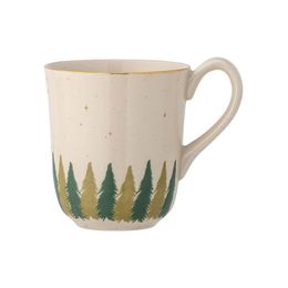 Bloomingville Tasse ''Spruce'' in Beige/ Gr&uuml;n - 350 ml - 10% | Gedeckter-tisch