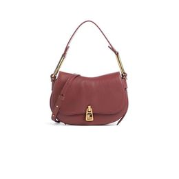 Coccinelle Leder-Schultertasche in Bordeaux - (B)22 x (H)14 x (T)4 cm - 36% | Damen-taschen