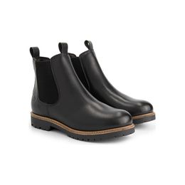 TRAVELIN' Leder-Chelsea-Boots in Schwarz - 59% | Gr&ouml;&szlig;e 43 | Stiefeletten