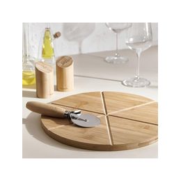 Homla Pizza-Servierplatte ''Bambou'' in Beige - &Oslash; 32 cm - 11% | Aufbewahren-servieren