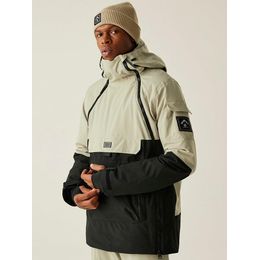 Dare 2b Ski-/ Snowboardjacke "T-bar II" in Creme/ Schwarz - 44% | Gr&ouml;&szlig;e L | Herren-outdoorjacken