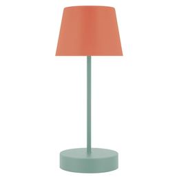REMEMBER LED-Tischleuchte "Oscar" in Orange/ Mint - (H)33,5 x Ø 14,5 cm - 33% | Tischleuchten