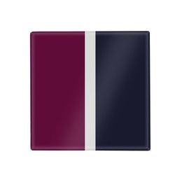 REMEMBER K&uuml;chenglasplatte in Bordeaux/ Schwarz - (L)21,5 x (B)21,5 cm - 12% | Kuechenhelfer