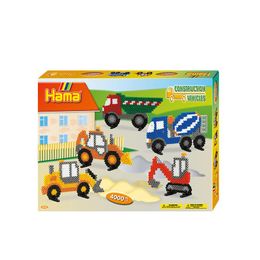 Hama 4.000tlg. Bügelperlenset "Baufahrzeuge" - ab 5 Jahren - 32% | Kinder-kreativspielzeug