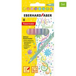 Eberhard Faber 2er-Set: Glitter-Fasermaler "Pastell" - 2x 8 Stück - 12% | Kinder-kreativspielzeug