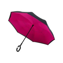 Impliva Inside-Out-Schirm in Pink/ Schwarz - Ø 107 cm - 56% | Damen-regenschirme