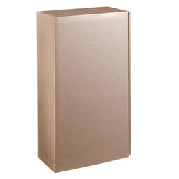 25 x Pr&auml;sentkarton f&uuml;r 2 Flaschen 360 x 192 x 95 mm (Metallic Gold)