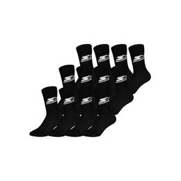 starters Starter Socken 'Crew' Herren Gr&ouml;&szlig;e 43/46 schwarz / wei&szlig;