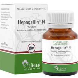 Pfl&uuml;ger&reg; Hepagallin N Dragees 50 St