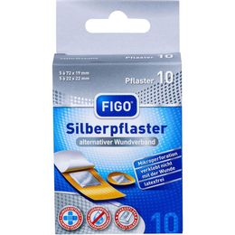 Figo Silberpflaster 2 Größen 10 St