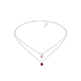 Elli Kette Damen Gr&ouml;&szlig;e One Size pink / rosa / silber