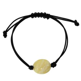 Armband OSTSEE-SCHMUCK "OSTSEE-SCHMUCK Armband Jana Armband Jana", gelb, Armb&auml;nder, Damen, 19cm, Bernstein, Armband