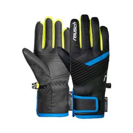 Skihandschuhe Reusch "Dan R-TEX XT Junior", Mädchen, Gr. 3,5, dunkelgrau, schwarz, 88% Polyester, 12% Polyurethan, mehrfarbig, Handschuhe, mit wasserdichter, atmungsaktiver Funktion