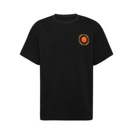 Plein Sport Jungen T-Shirt "Logo"0220, schwarz, orange, Gr. M, Obermaterial: 100% Baumwolle, Shirts