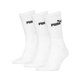 Freizeitsocken Puma, Herren, Gr. 35-38, wei&szlig;, Obermaterial: 80% Baumwolle, 16% Polyester, 3% Polyamid, 1% Elasthan, unifarben, elastisch, Socken, Atmungsaktiv, feuchtigkeitsregulierend, Stretchanteil, Topseller