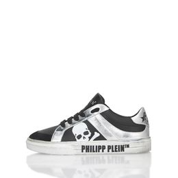 Philipp Plein Sneaker 'Retrokickz' Herren Gr&ouml;&szlig;e 48 schwarz / silber