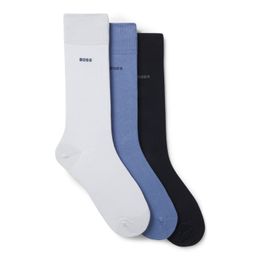 Socken BOSS "3P RS Uni", Damen, Gr. 39-42, open miscellaneous 978, Baumwollmischung, elastisch, Socken Socken