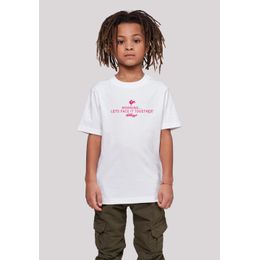 T-Shirt F4NT4STIC "Kellogg's Breakfast Cereals Morning Lets Face It", Mädchen, Gr. 122/128, weiß, Obermaterial: 100% Baumwolle, regular fit, Rundhals, ohne Bündchen, Shirts, Premium Qualität