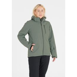 Skijacke WHISTLER "Drizzle", Damen, Gr. 38, gr&uuml;n (tannengr&uuml;n), 100% Polyester, unifarben, normal, ohne Ausschnitt, Jacken Skijacke, in multifunktionaler und sch&uuml;tzender Qualit&auml;t