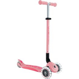 Globber Tretroller »ELITE LIGHTS, mit Leuchtrollen« rosa