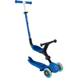 Globber Tretroller »GO-UP ACTIVE LIGHTS mit Leuchtrollen« blau