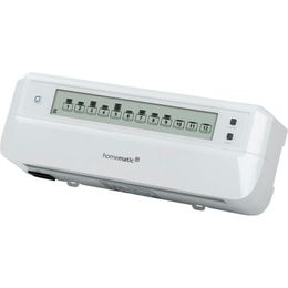 homematic IP Heizk&ouml;rperthermostat &raquo;Fu&szlig;bodenheizungsaktor &ndash; 12-fach, motorisch (153621A0)&laquo; wei&szlig; Automatische Erkennung von Ventilposition und Hub 