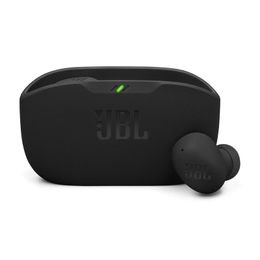 JBL wireless In-Ear-Kopfhörer »Wave Buds 2« A2DP Bluetooth Active Noise Cancelling (ANC) Schwarz Wasserdicht und staubresistent gemäß IP54 (Ladebox...