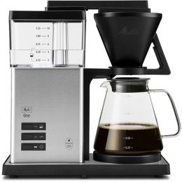 Melitta Filterkaffeemaschine &raquo;One Stainless Steel 1031-01&laquo; 1, 25 l Kaffeekanne 1x4 silber