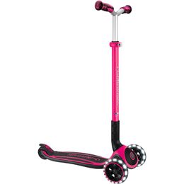 Globber Tretroller »ACE LIGHTS, mit Leuchtrollen« pink
