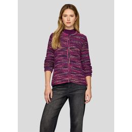 Rabe Damen Strickjacke "Strickjacke"violett, Gr. 46, 63%Polyacryl, 18%Baumwolle, 16%Wolle, 3%Polyamid, Strickjacken