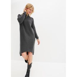 bonprix Strickkleid &raquo;Strickkleid mit Vokuhila-Saum&laquo; Strickkleid mit Vokuhila-Saum anthrazit meliert 36/38 (S) - N-Gr N-Gr 36/38 (S) Strickkleid im...