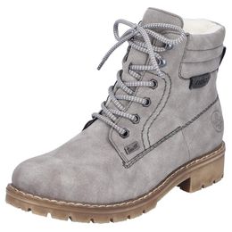 Rieker Damen Winterstiefelette mit Schaftrandpolsterung grau 39