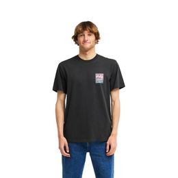 Billabong T-Shirt »Stamp« Washed Black XS XS Weicher, hochwertiger Siebdruck vorne und hinten