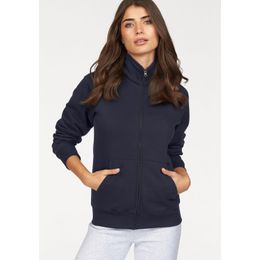 Fruit of the Loom Damen Fruit of the Loom Sweatjacke &raquo;Lady-Fit Premium Sweat Jacket&laquo; mit Rei&szlig;verschluss blau M (38)