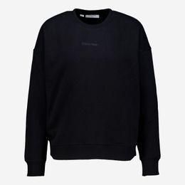 Calvin Klein Schwarzes Sweatshirt mit Fleece-Futter