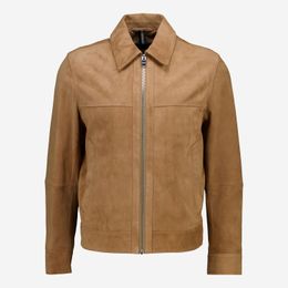 BOSS Camelbraune Jacke aus Leder
