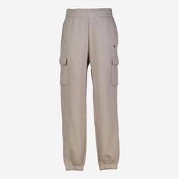 New Era Beigefarbene Cargo-Jogginghose