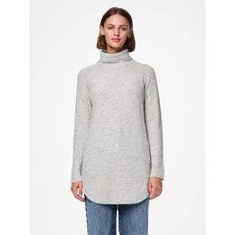 Pieces Rollkragenpullover &raquo;PCELLEN LS LONG KNIT NOOS BC&laquo; Light Grey Melange XL XL Longpullover von Pieces